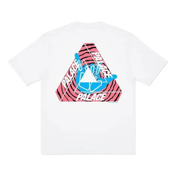 PALACE Tri-zooted Shakka Round Neck Short Sleeve Tee - White