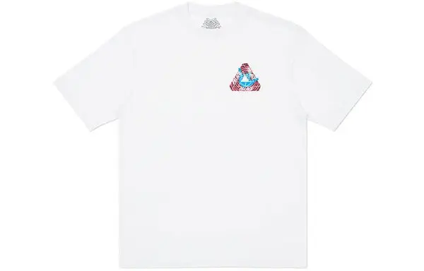 PALACE Tri-zooted Shakka Round Neck Short Sleeve Tee - White