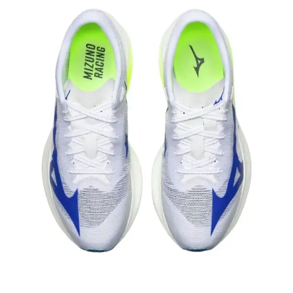 Mizuno Hyperwarp Pro Athletic Sneakers - White/blue/yellow