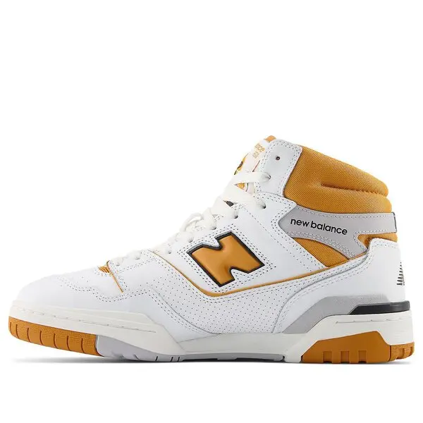 NEW BALANCE 650r "canyon" High Top Sneakers - White/brown