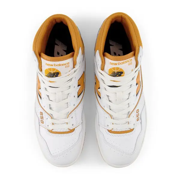 NEW BALANCE 650r "canyon" High Top Sneakers - White/brown