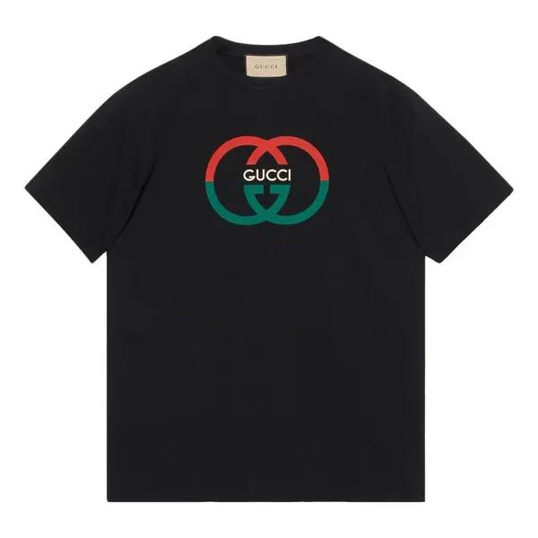 Gucci Cotton Jersey Printed T-shirt - Black