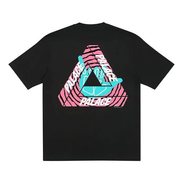 PALACE Tri-zooted Shakka Round Neck Short Sleeve T-shirt - Black