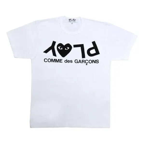 Play Comme Des Garcon Logo T-shirt - White