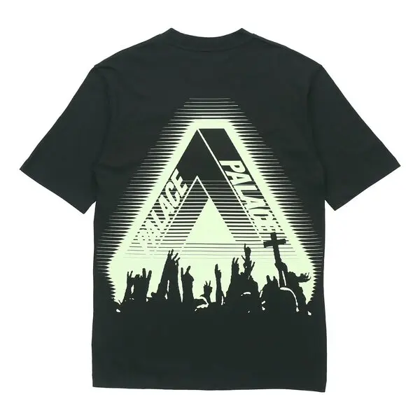 PALACE Tri-cult Limited Triangle Print Short Sleeve T-shirt - Black