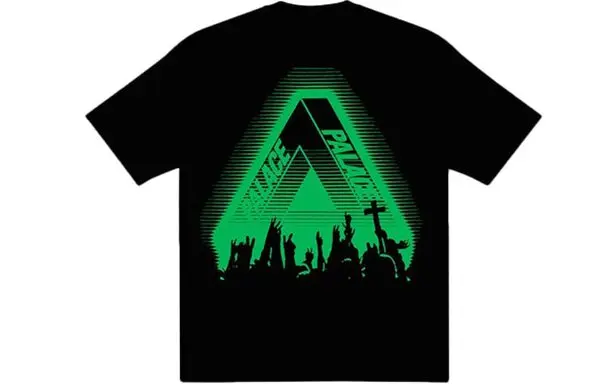 PALACE Tri-cult Limited Triangle Print Short Sleeve T-shirt - Black