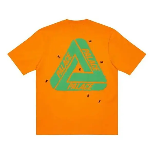 PALACE Short Sleeve T-shirt With Graphic Print - Orange