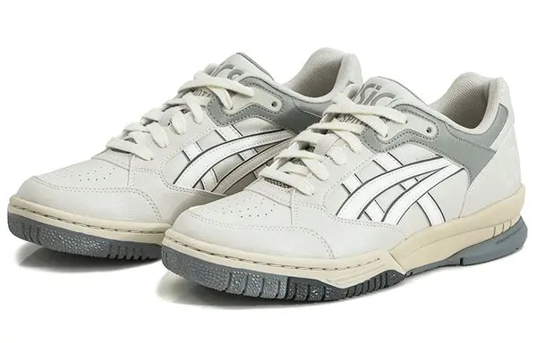 Asics Gel-spotlyte Low Top Sneakers - Cream/grey