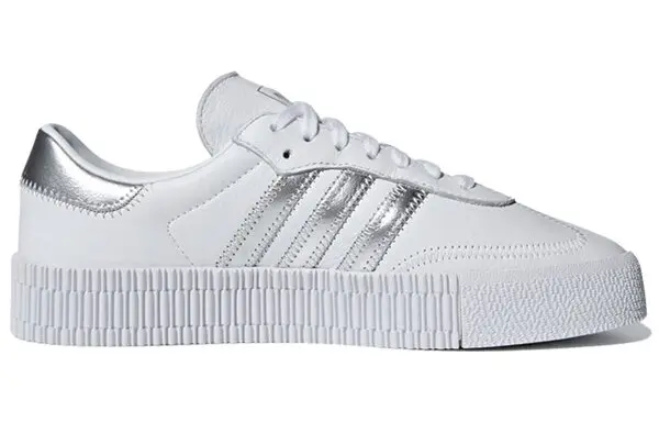 Adidas Sambarose Platform Sneakers - White