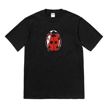 Supreme Ss18 Ladybug Tee Printing Short Sleeve - Black
