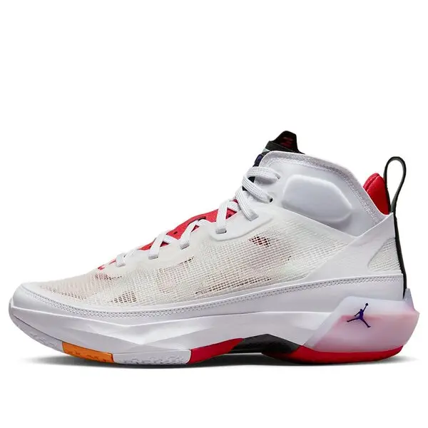 JORDAN Air 37 "hare" High Top Sneakers - White/red