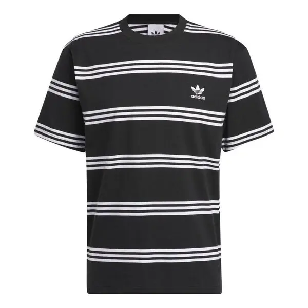 Adidas Originals Engineered 3-stripes Tee 'black White - Black/multi-color