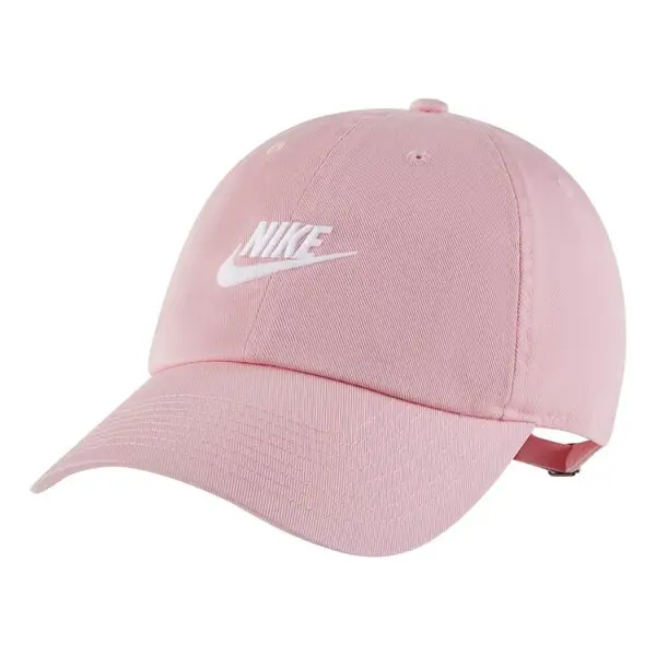 Nike Club Unstructured Futura Wash Cap - Medium Soft Pink/white