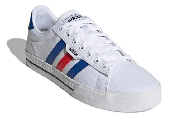 Adidas Daily 3.0 Low Top Sneakers - Cloud White/royal Red/blue