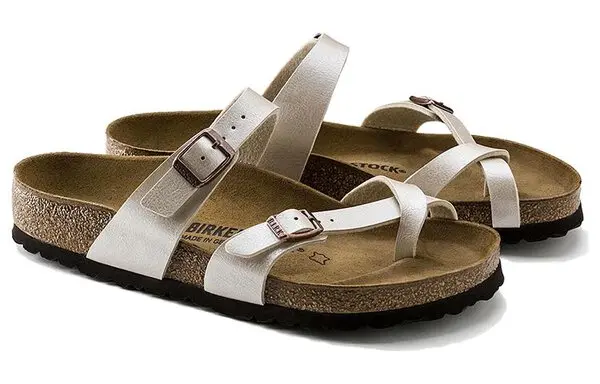 BIRKENSTOCK Mayari Birko-flor Sandals - White