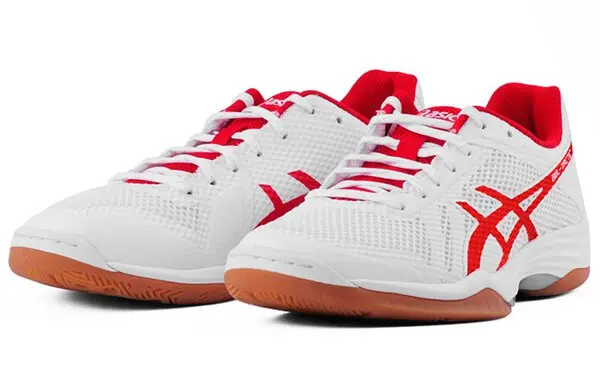 Asics Gel-tactic 2 Athletic Shoes - White/red