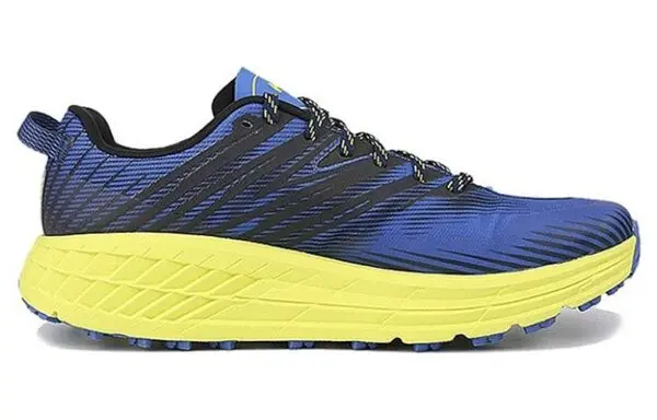 Hoka One One Speedgoat 4 Athletic Shoes - Blue/yellow