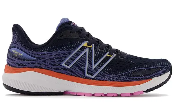 NEW BALANCE Fresh Foam X 860v12 "eclipse Night Sky" Low Top Sneakers - Black/blue/orange