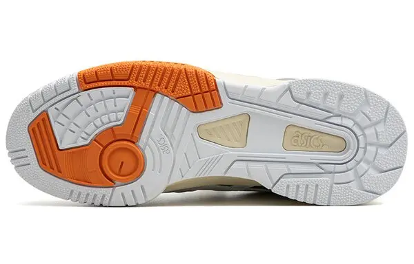 Asics Gel-spotlyte Low V2 "silver White Orange" Sneakers - Silver/white