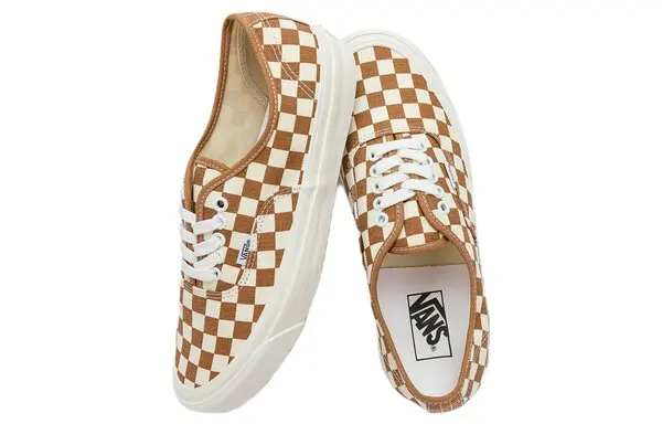 VANS Style 44 Checkerboard Sneakers - Brown