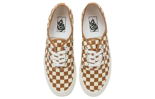 VANS Style 44 Checkerboard Sneakers - Brown