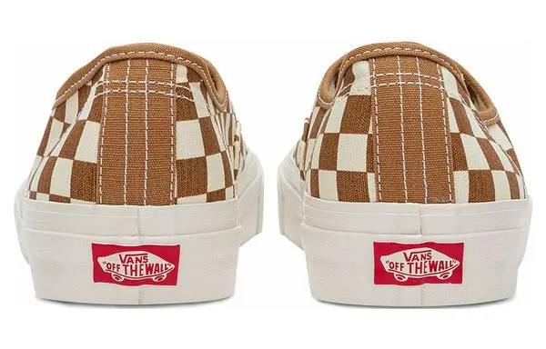VANS Style 44 Checkerboard Sneakers - Brown