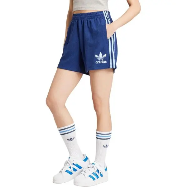 Adidas Terry Shorts - Blue/white