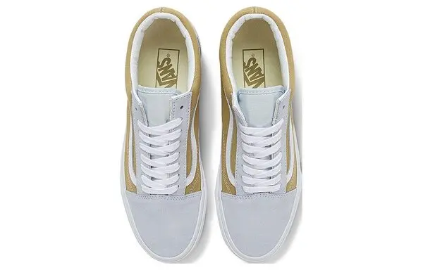 VANS Old Skool Platform Sneakers - White/brown