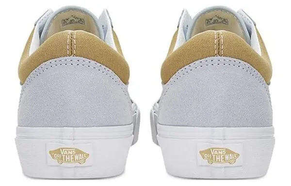 VANS Old Skool Platform Sneakers - White/brown