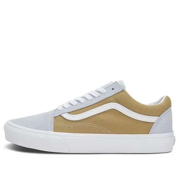 VANS Old Skool Platform Sneakers - White/brown