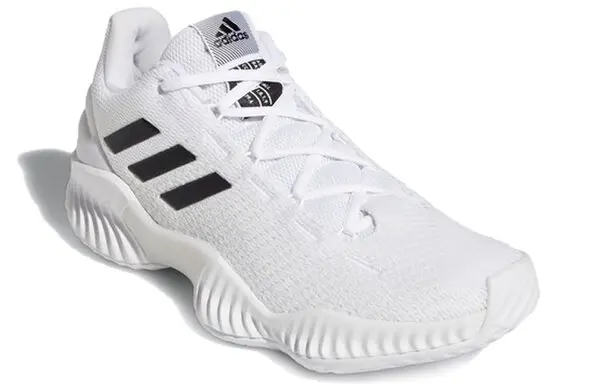 Adidas Pro Bounce 2018 Low Athletic Sneakers - White/black