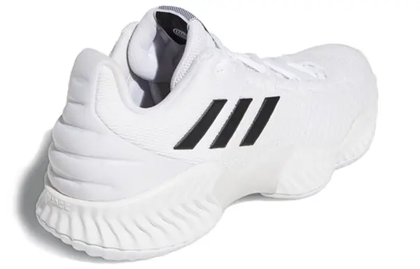 Adidas Pro Bounce 2018 Low Athletic Sneakers - White/black