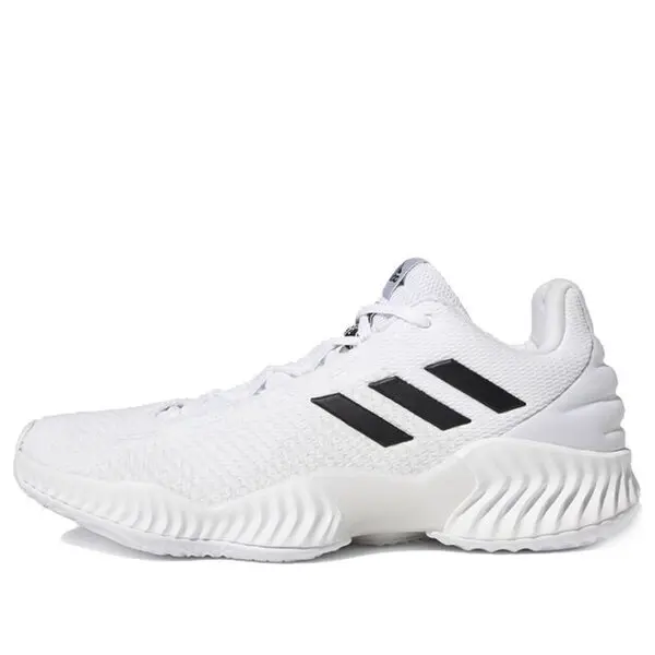 Adidas Pro Bounce 2018 Low Athletic Sneakers - White/black