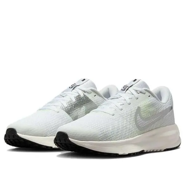 Nike Run Defy Athletic Sneakers - White/barely Volt/photon