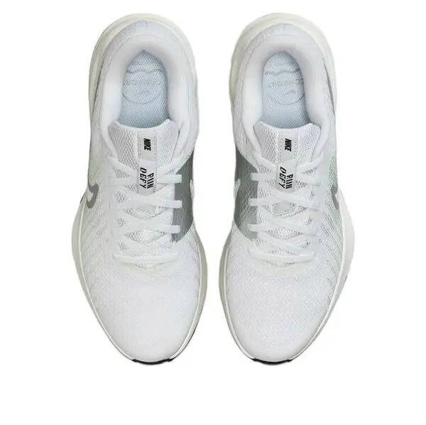 Nike Run Defy Athletic Sneakers - White/barely Volt/photon