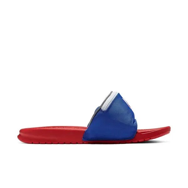 Nike Benassi Jdi Fanny Pack Slides - White/blue/red