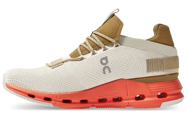 On Cloudnova Sneakers - Beige/orange