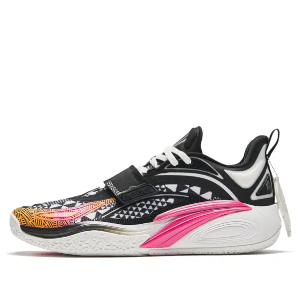 ANTA Kai 1 "enlightened Warrior" High Top Athletic Sneakers - Black/white/pink