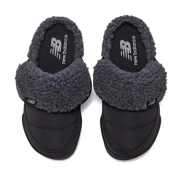 NEW BALANCE Puflee Slip-on Slippers - Black/grey