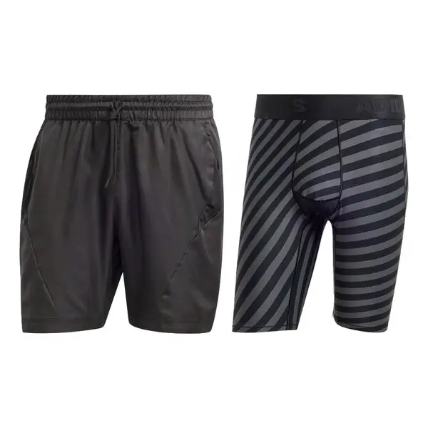 Adidas Aeroready Two-in-one Pro Shorts - Black