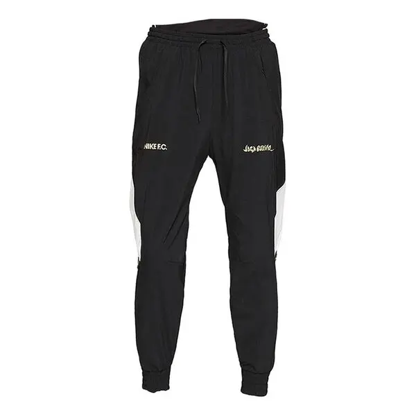 Nike Contrast Color Stitching Bundle Feet Sports Pants/trousers/joggers Black - Default Color