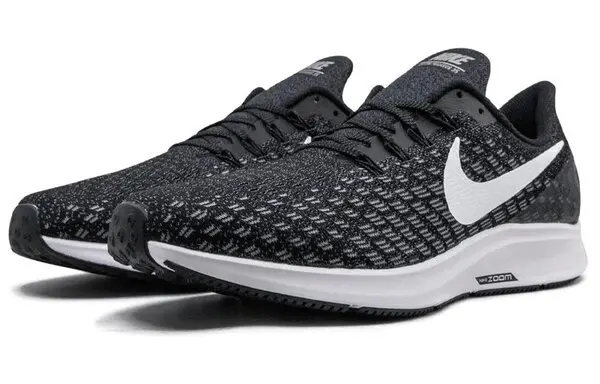 Nike Zoom Pegasus 35 Athletic Sneakers - Black/white