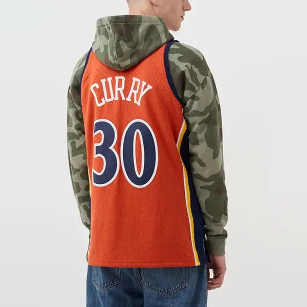 Mitchell & Ness Golden State Warriors Stephen Curry Retro Swingman Jersey - Red