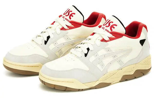 Asics Gel-fuse Kigo Basketball Sneakers - White/beige/red