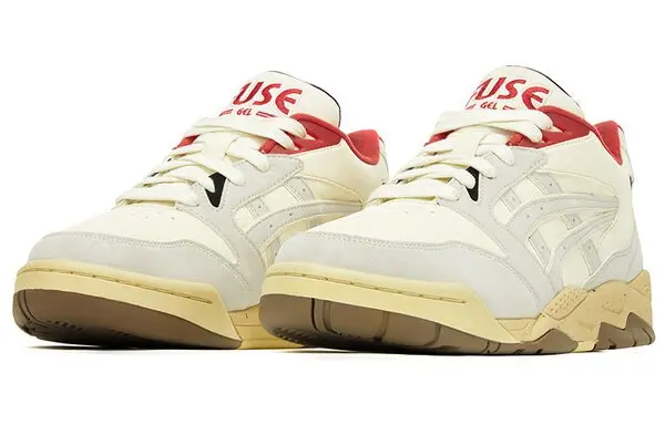 Asics Gel-fuse Kigo Basketball Sneakers - White/beige/red