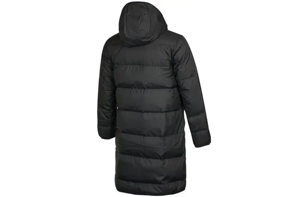 Nike Logo Mid-length Sports Hooded Down Jacket