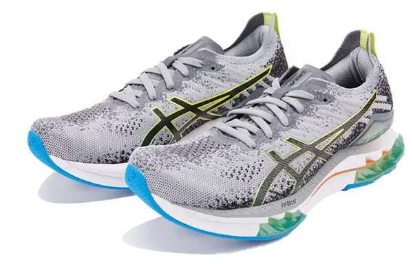 Asics Kinsei Blast Athletic Sneakers - Gray/yellow