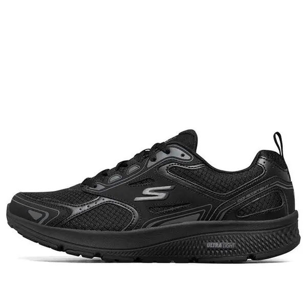 Sketchers Go Run Consistent Athletic Lace-up Sneakers - Black