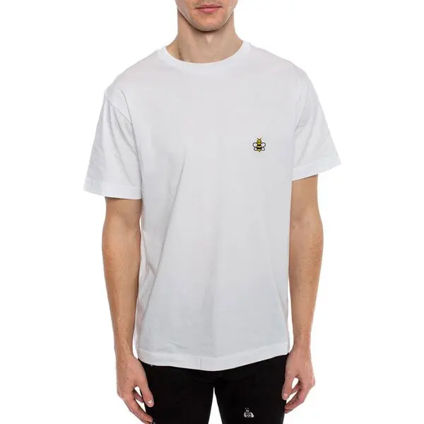 Dior X Kaws Crossover Logo Short Sleeve T-shirt