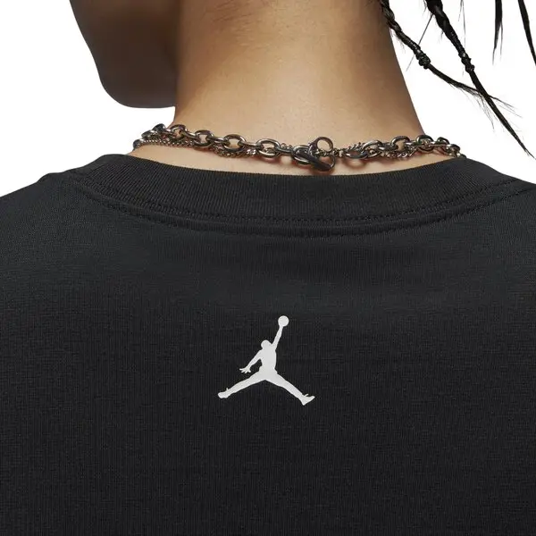 JORDAN Oversized Graphic T-shirt - Off Noir